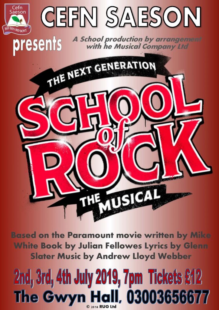 School-Production-Poster-2019-1000w | Cefn Saeson Comprehensive School