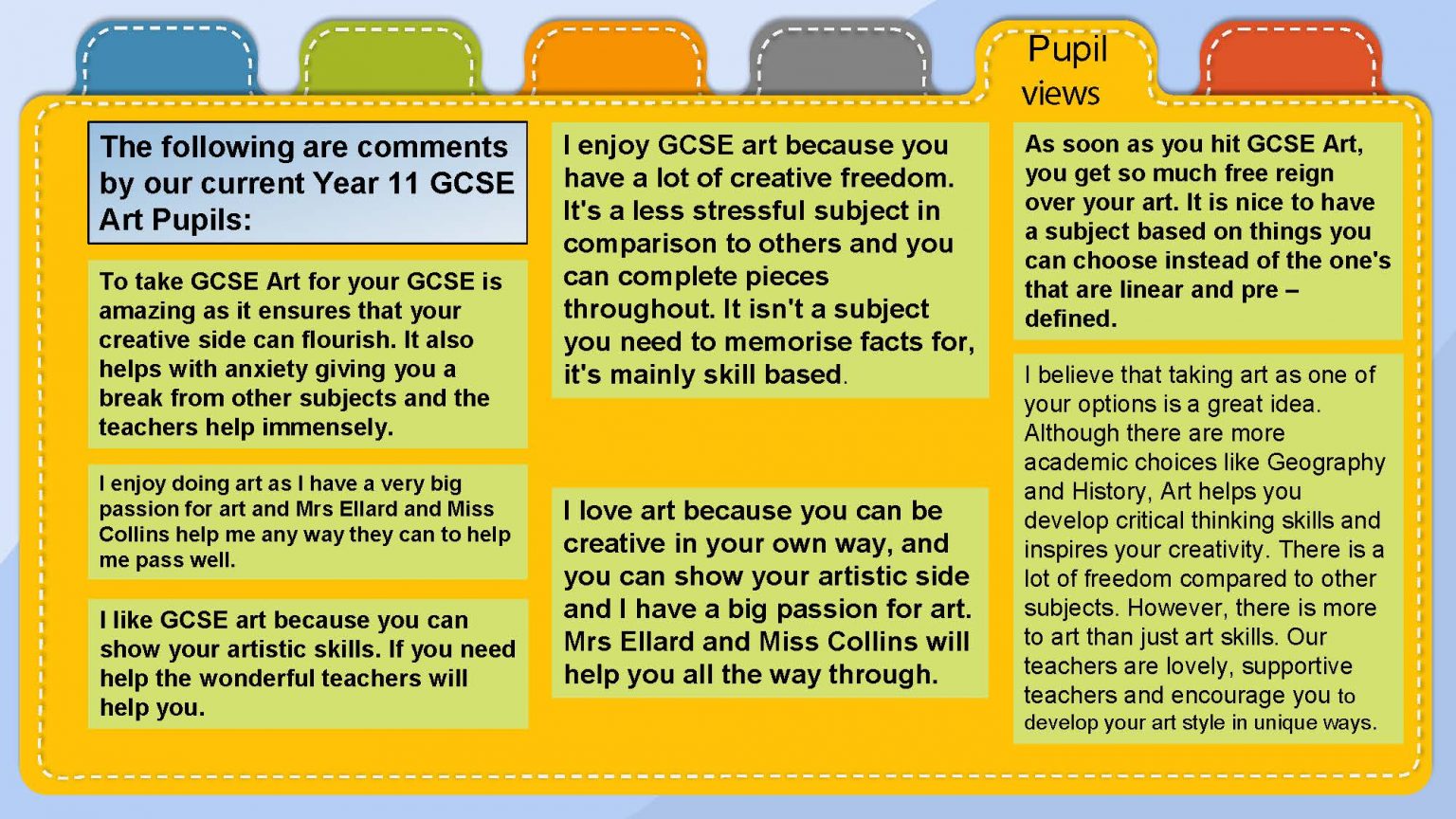 ART | Cefn Saeson Comprehensive School