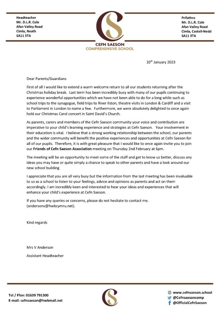 FRIENDS OF CEFN SAESON ASSOCIATION MEETING | Cefn Saeson Comprehensive ... FRIENDS OF CEFN SAESON ASSOCIATION MEETING | Cefn Saeson Comprehensive ...